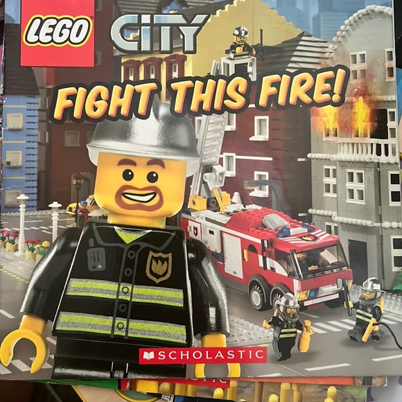 Scholastic | Other | 3 Lego City Books Plus Power Ranger Book | Poshmark